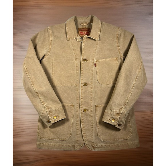 Levi's | Jackets & Coats | Levis Engineer Chore Jacket M Railroad Coat ...